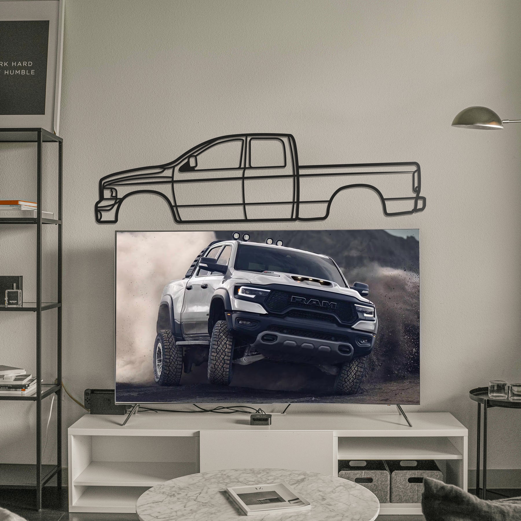 Dodge Ram Trucks Metal Art