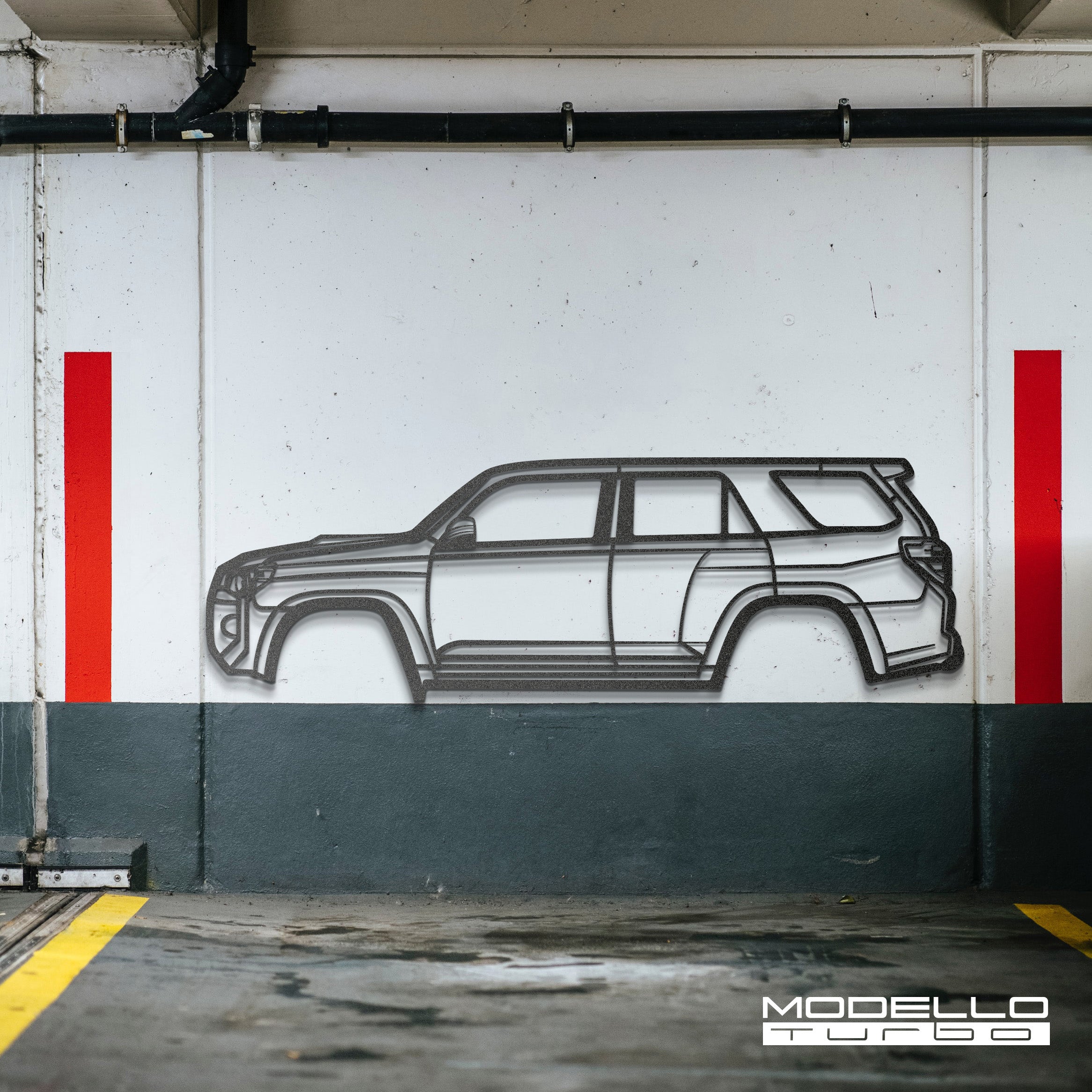 2021 4Runner Premium Metal Car Wall Art