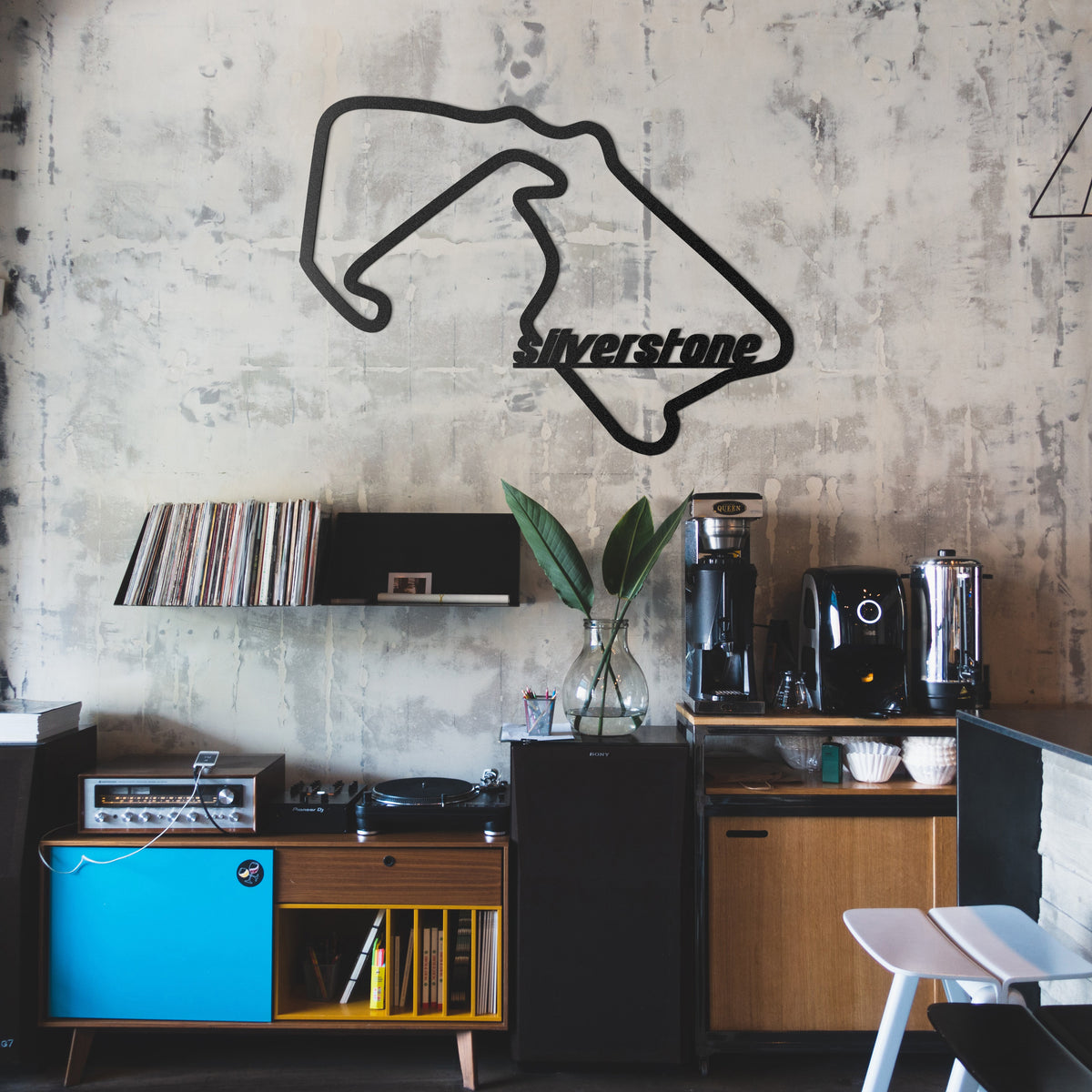 Silverstone Formula 1 Metal Circuit Wall Art - MT1089